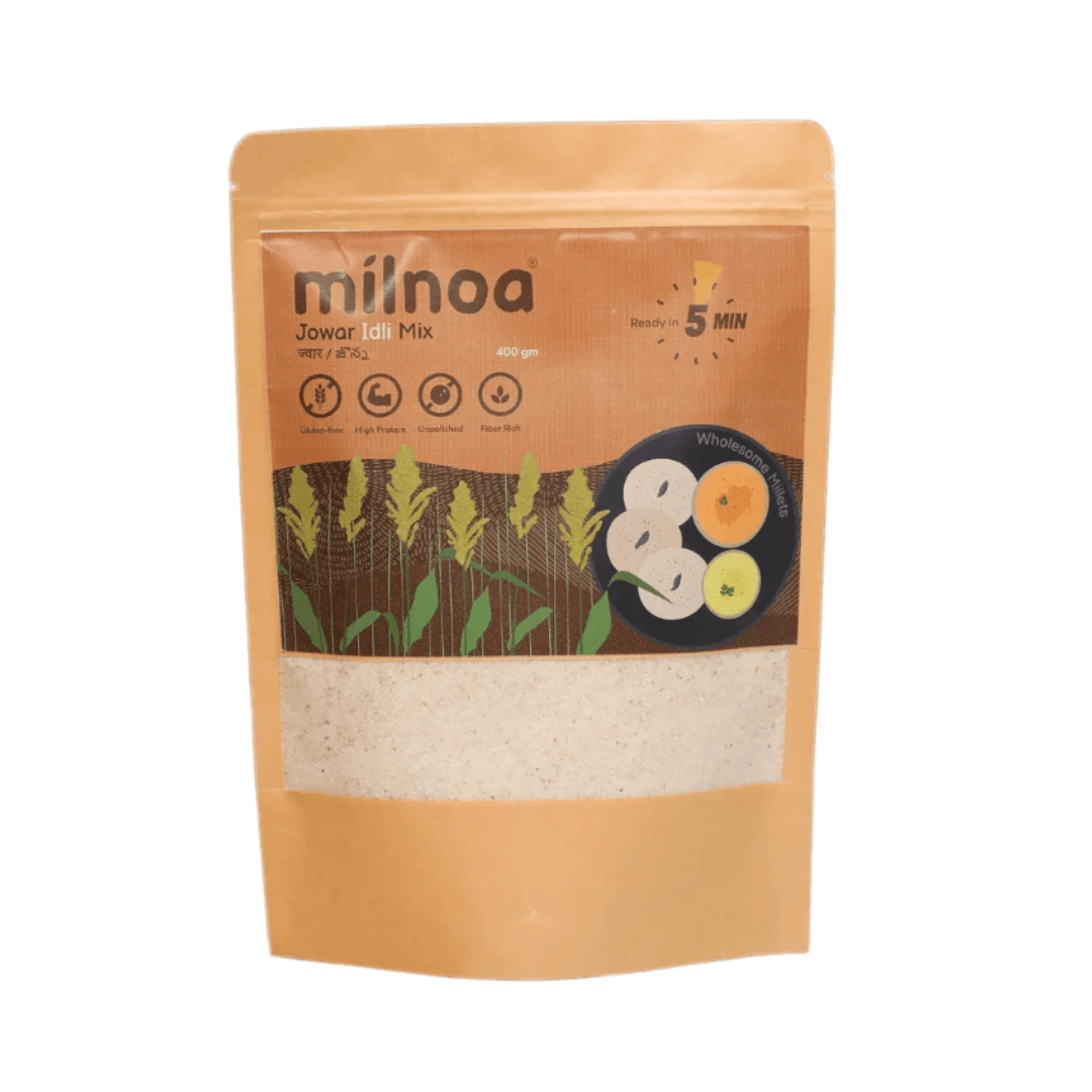 Jowar Idly Mix - 500gms - Milnoa - Wholesome Millets
